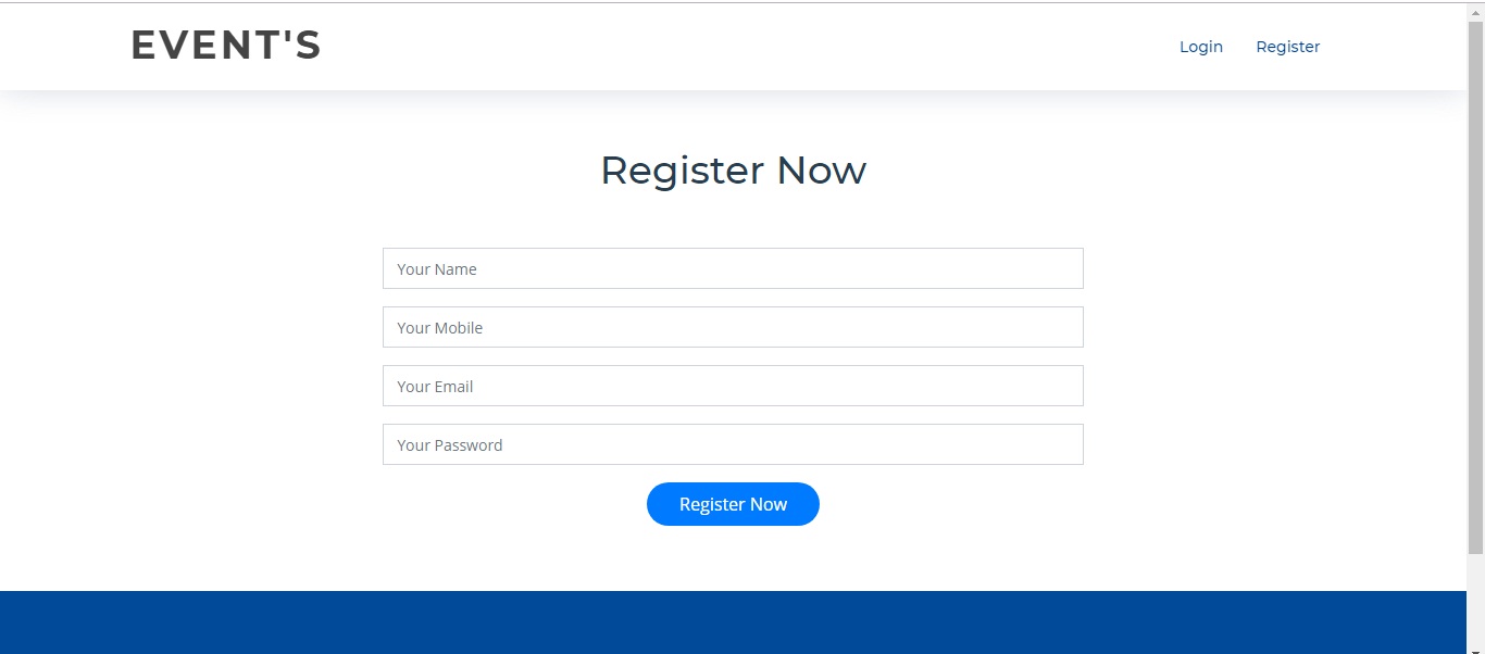 online event management system project in php