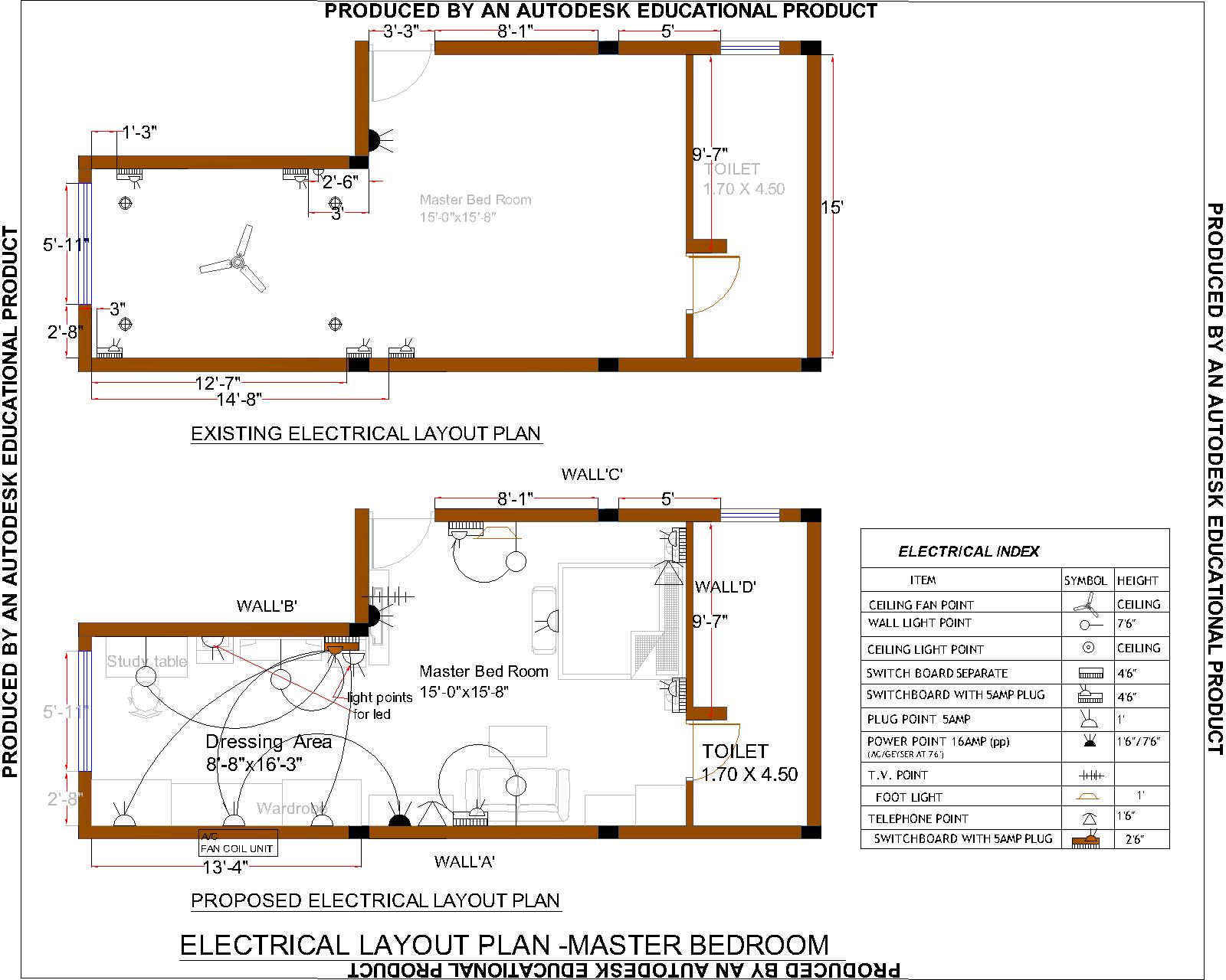 Electric Layout Drawing